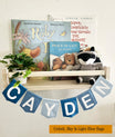 Personalized Mini Name Garland - Kids Room Decor - Nursery Reading She ...
