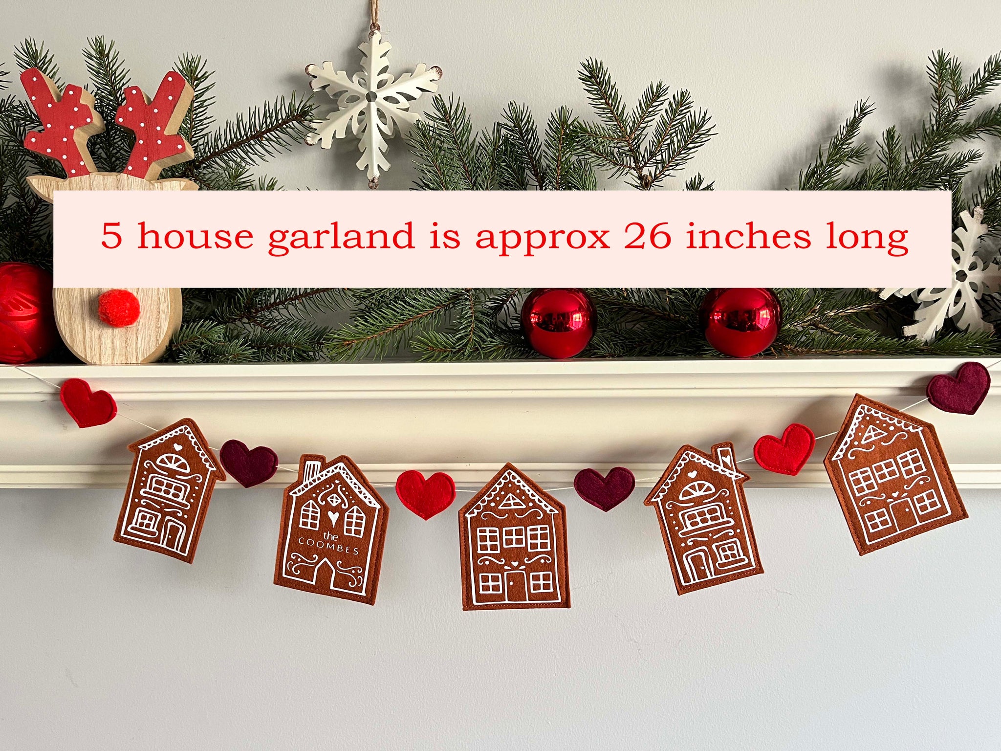 Gingerbread House Garland – The Scarlett Studio
