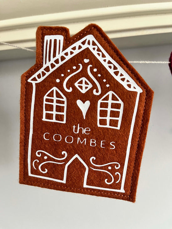 Gingerbread House Garland – The Scarlett Studio